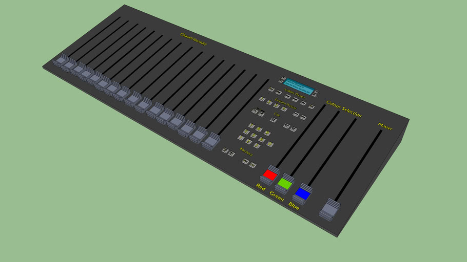 16 Channel Digital LED lighting board | 3D Warehouse