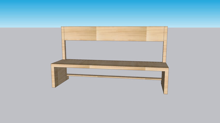 Church Pew | 3D Warehouse