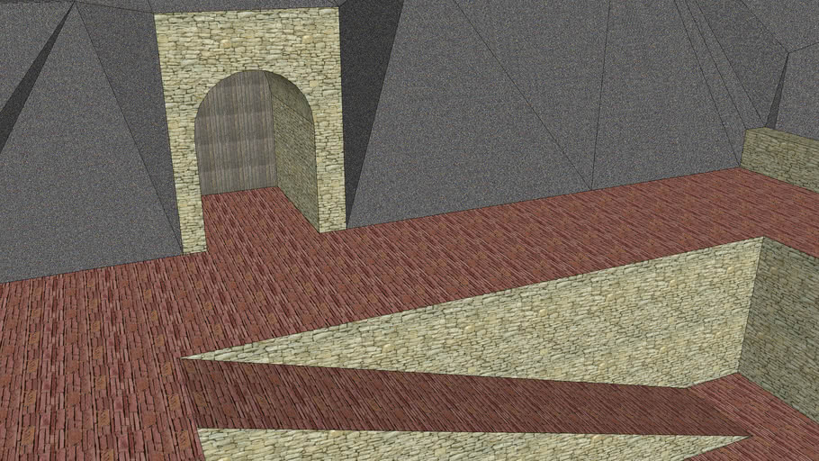 Small Fort in Rock | 3D Warehouse