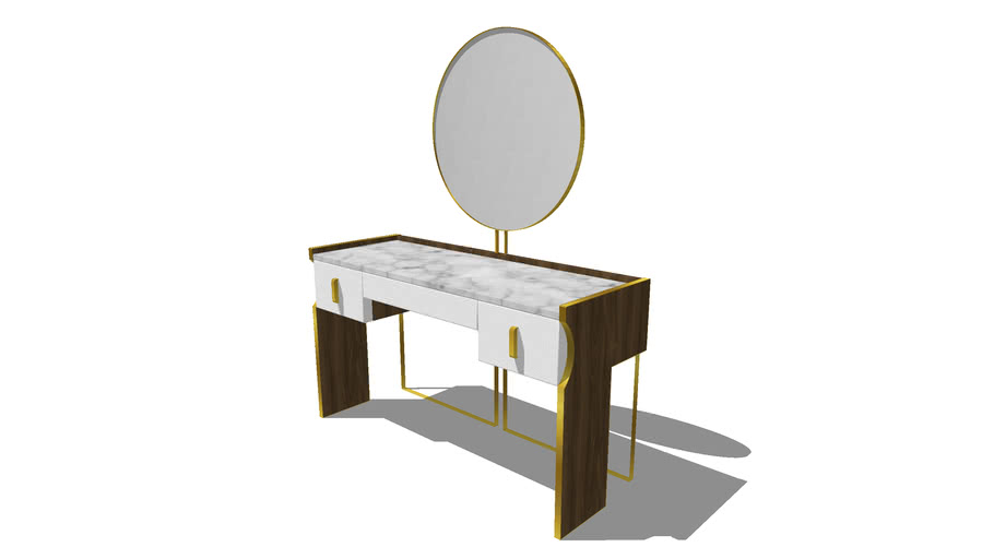 Makeup Table Sketchup Model | Makeupview.co
