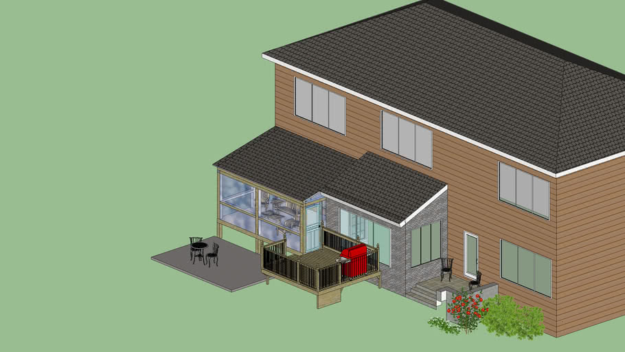 How To Add A Screened In Patio Sketchup - Patio Ideas