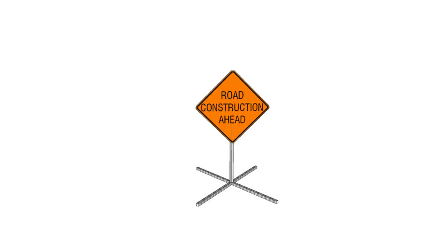 Construction Sign | 3D Warehouse