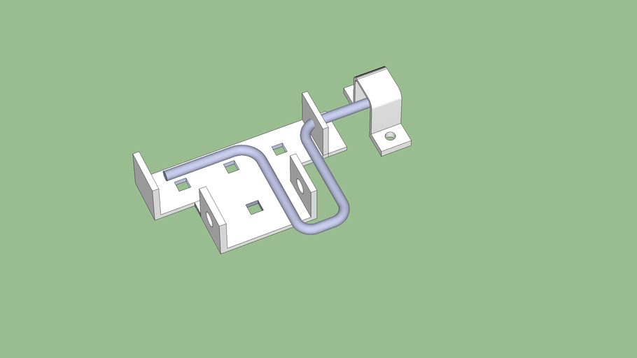 Gate sliding latch | 3D Warehouse