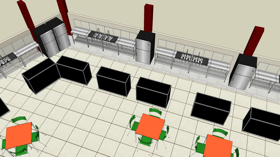 kantin campus | 3D Warehouse