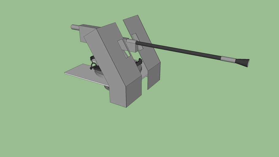 5.5cm Medium AA Gun | 3D Warehouse