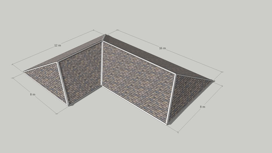 Atap Perisal L Shape | 3D Warehouse