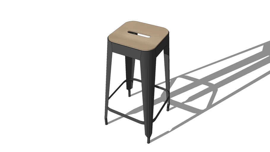 Steal Stool | 3D Warehouse
