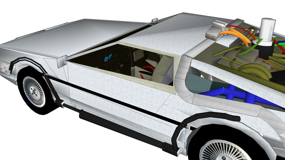 BTTF De Lorean | 3D Warehouse