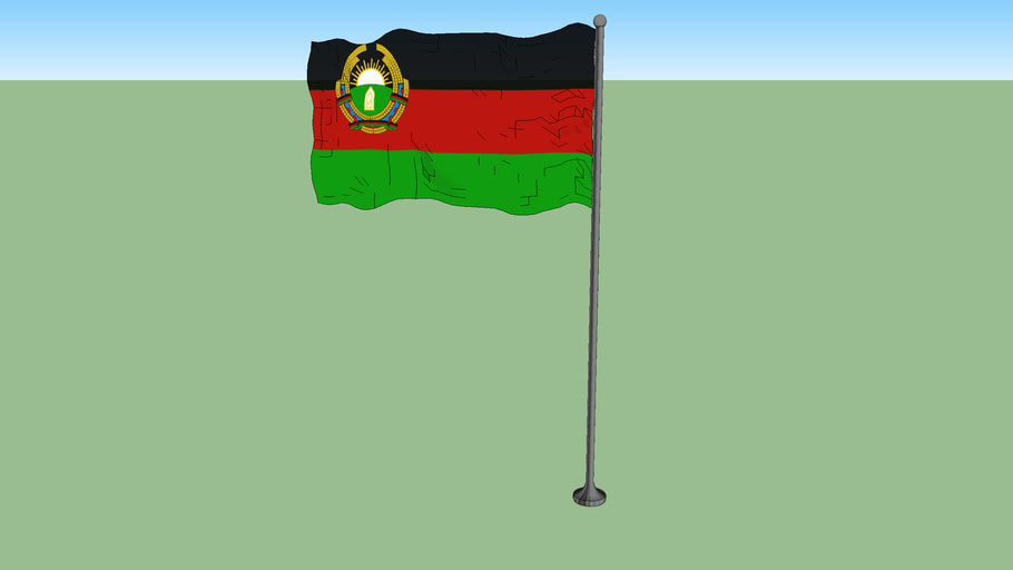Flag of Afghanistan 1987-1992 | 3D Warehouse