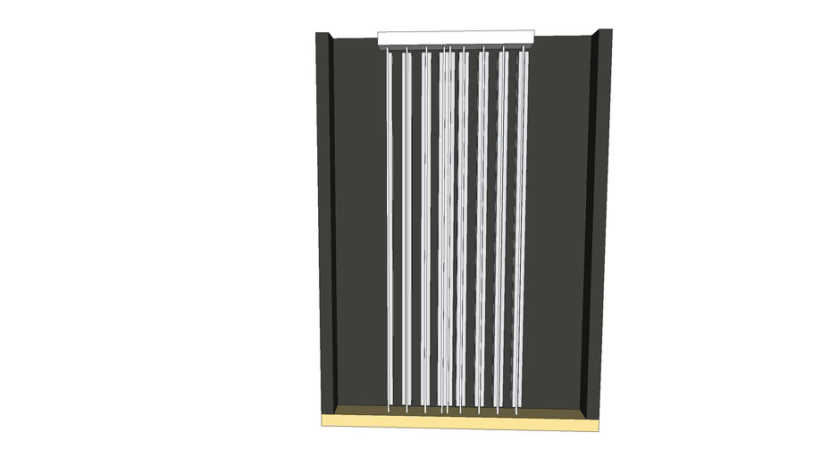 Metal Vertical Grid Designs | 3D Warehouse