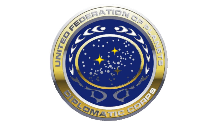 logo Star Trek UFP Diplomatic Corps | 3D Warehouse