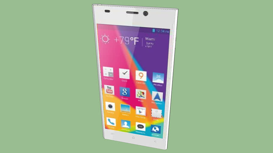 Celular Gionee | 3D Warehouse