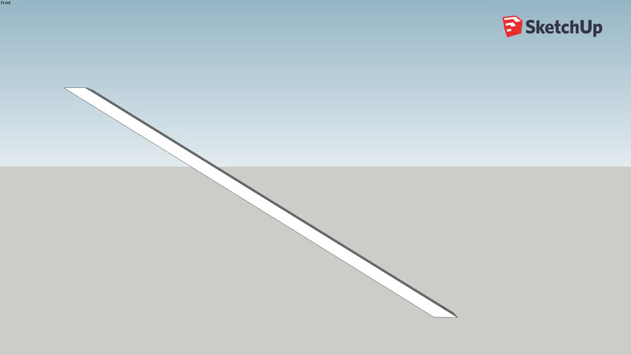 Brass angled reveal | 3D Warehouse