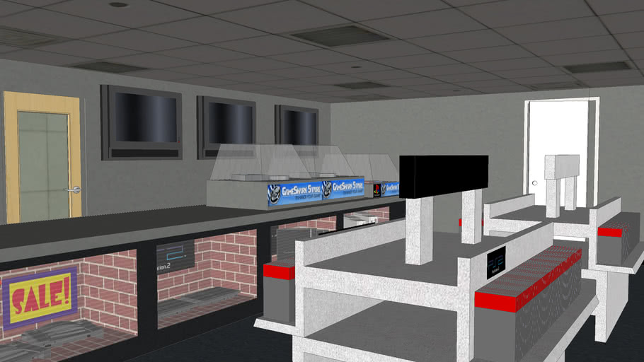 Game Store Work in Progress | 3D Warehouse