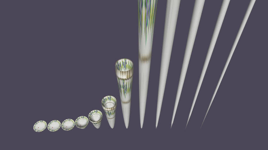 Spaghettification of a plate | 3D Warehouse