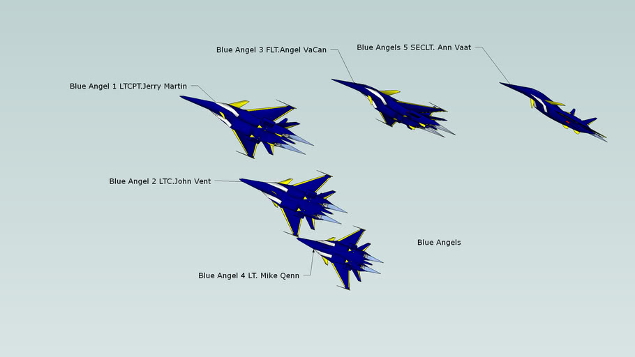 Blue Angels | 3D Warehouse