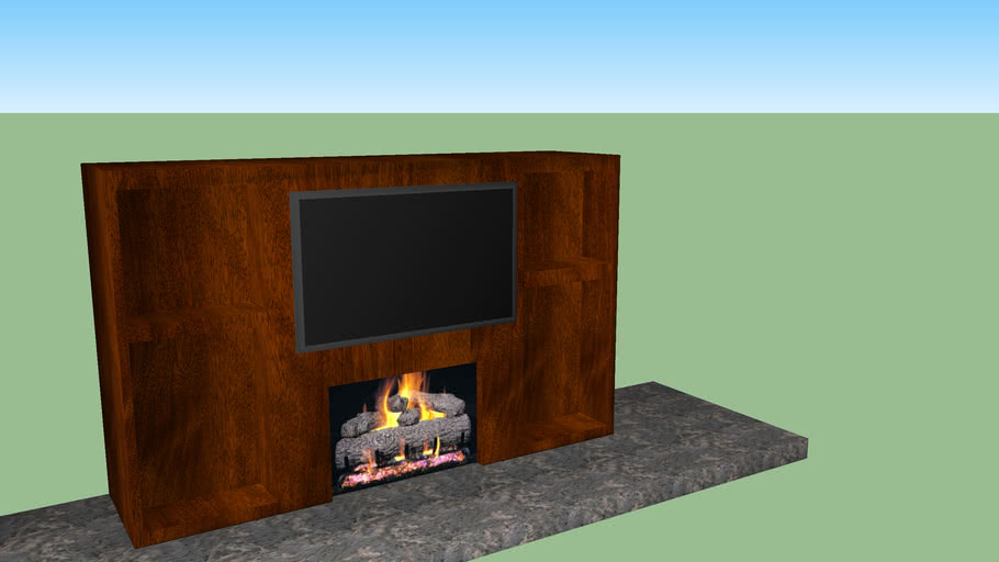 Fireplace Set | 3D Warehouse
