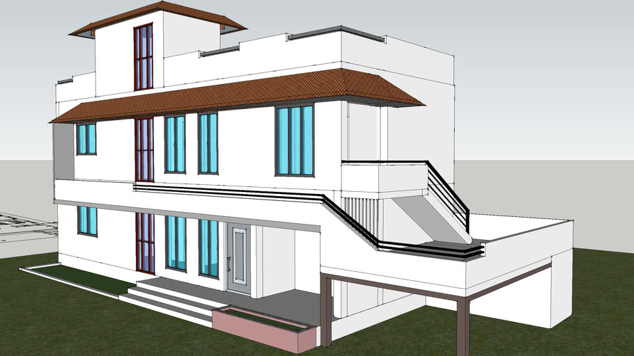 kerala house/ traditional residence | 3D Warehouse