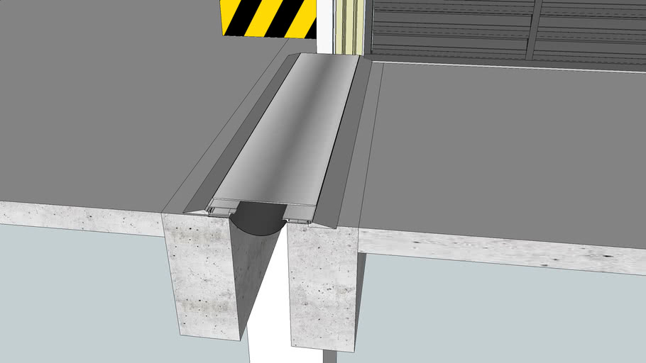 FLOOR TO FLOOR SURFACE MOUNTED EXPANSION GAP COVER | 3D Warehouse