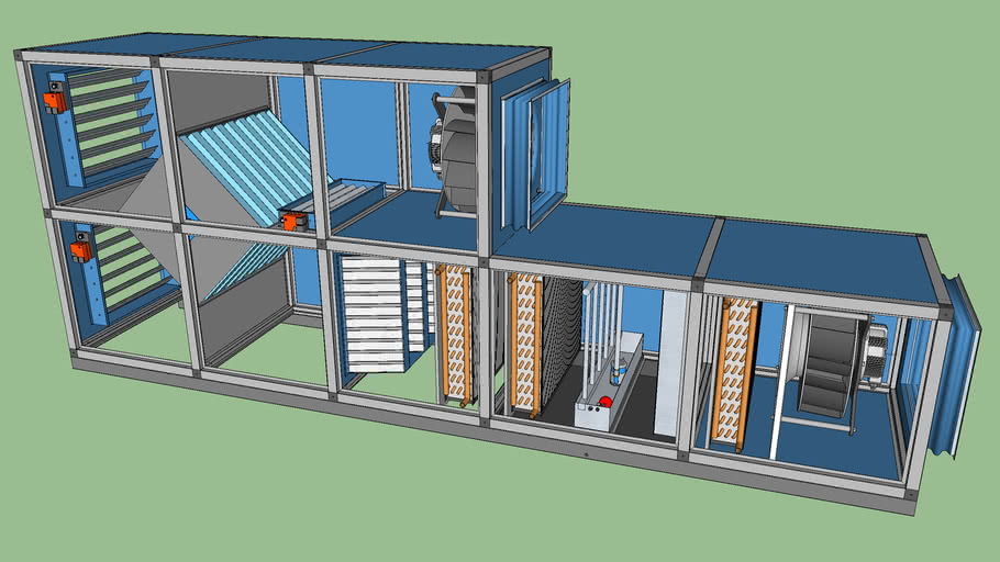UTA completa di tipo 3 - Complete AHU type 3 | 3D Warehouse