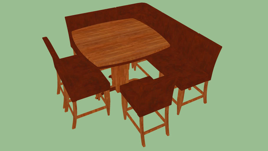 Bar Table Set | 3D Warehouse