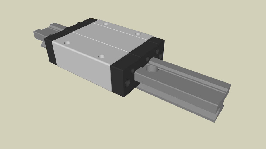 DryLin linear glide bearings | 3D Warehouse