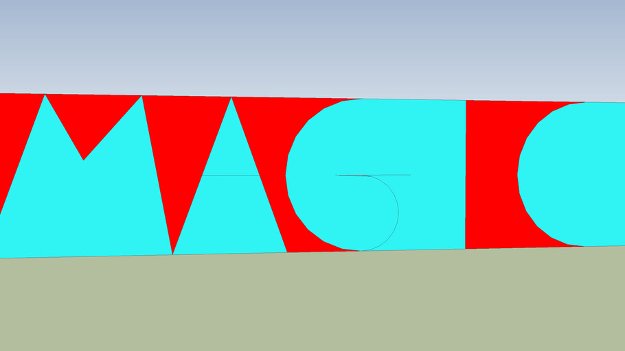 Magic-sign-1 | 3D Warehouse