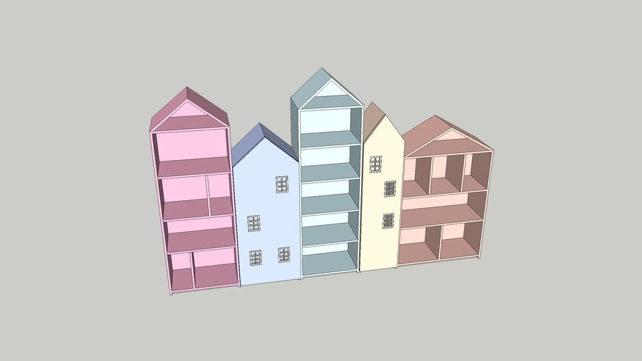 bookcase city | 3D Warehouse