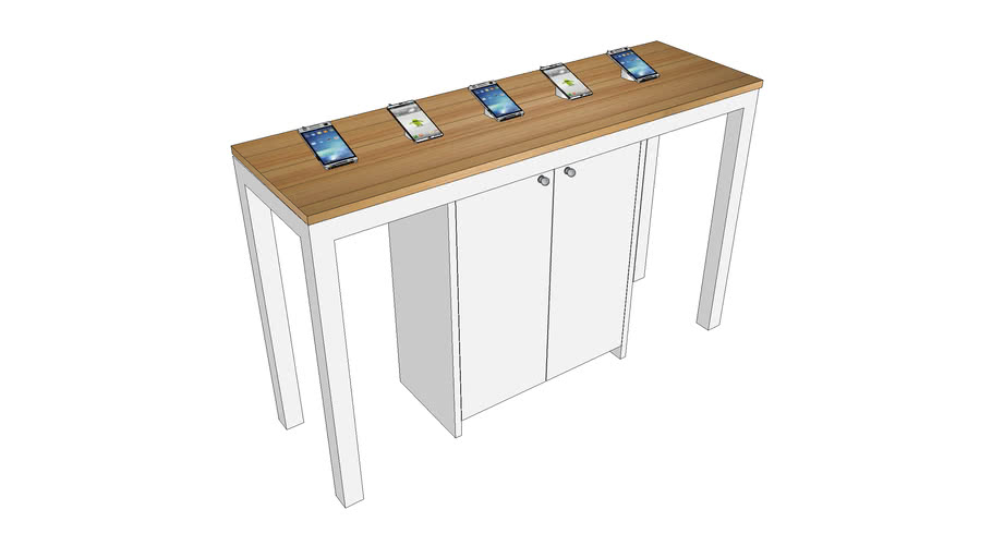 celphone display wall table | 3D Warehouse