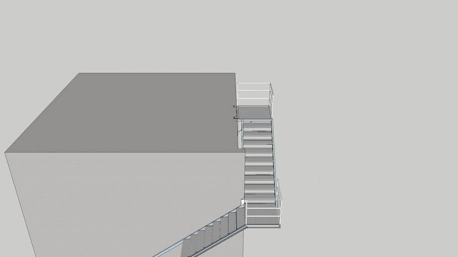 escada de metal | 3D Warehouse