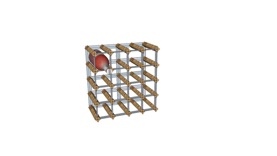 Modular wine rack | 3D Warehouse