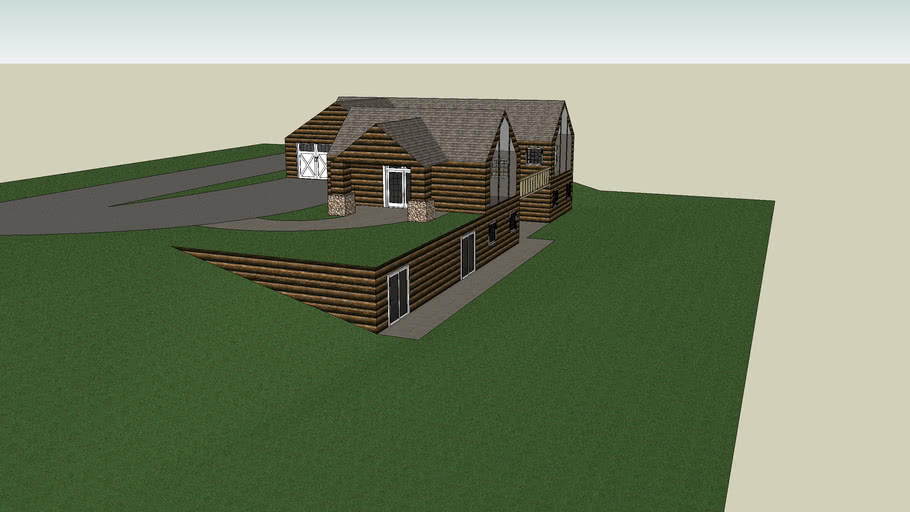 Log Mansion | 3D Warehouse