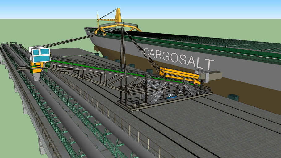 Container Terminals_貨櫃碼頭_01 | 3D Warehouse