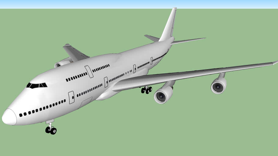 Template - Boeing 747-8I (AirbusA330's) | 3D Warehouse