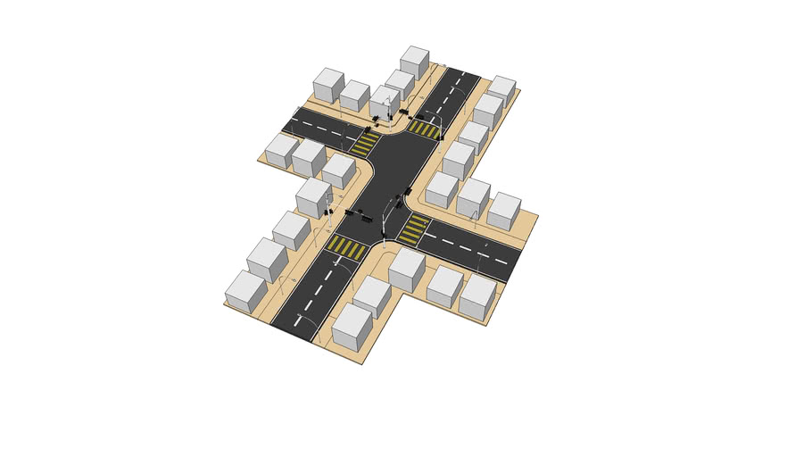 potongan jalan gunung sindur | 3D Warehouse