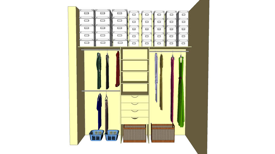 sliding wardrobe 4. | 3D Warehouse
