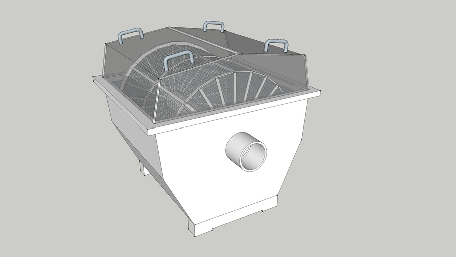 filtro tambor microstrainer hydrotech 2 | 3D Warehouse