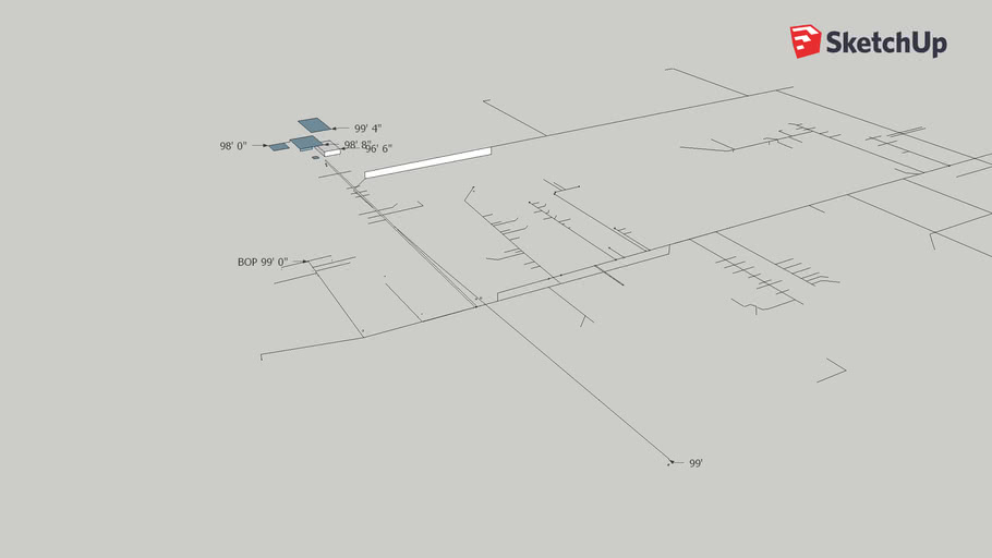 Footings and Plumbing | 3D Warehouse