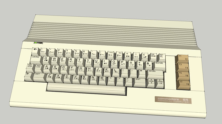 Commodore 64c | 3D Warehouse
