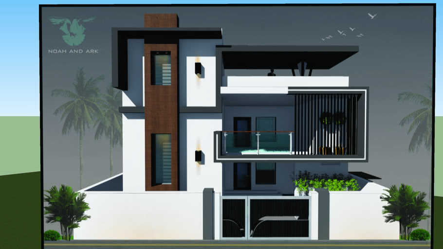 Modern residence villas | 3D Warehouse
