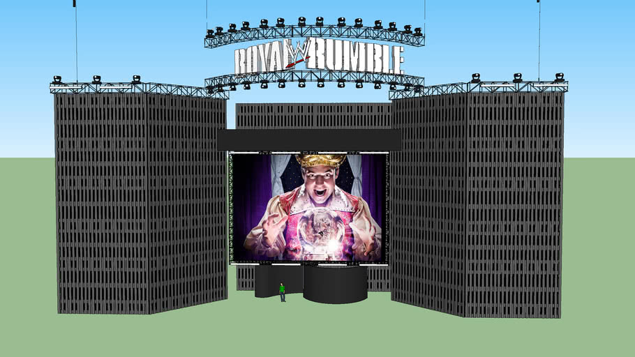 WWE Royal Rumble 2012 Stage concept | 3D Warehouse