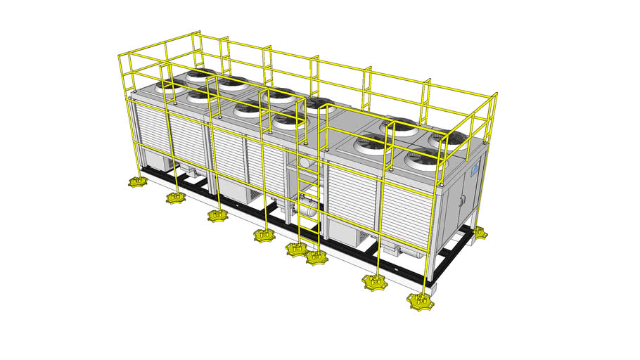 Chiller Guard Rail Sample | 3D Warehouse