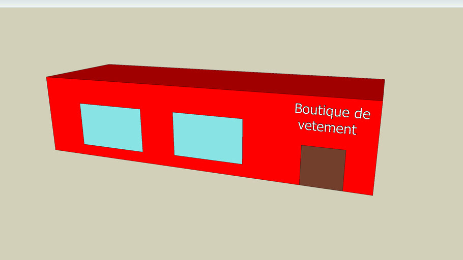 Boutique | 3D Warehouse