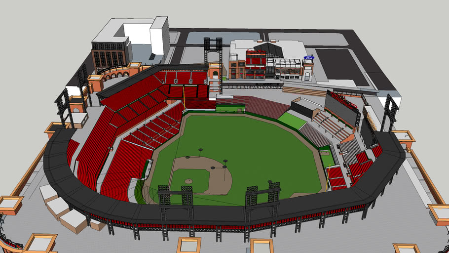 Busch Stadium (V.2) | 3D Warehouse