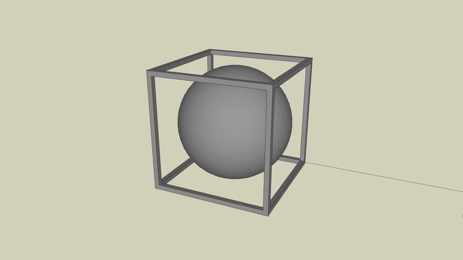 sphere in a box | 3D Warehouse