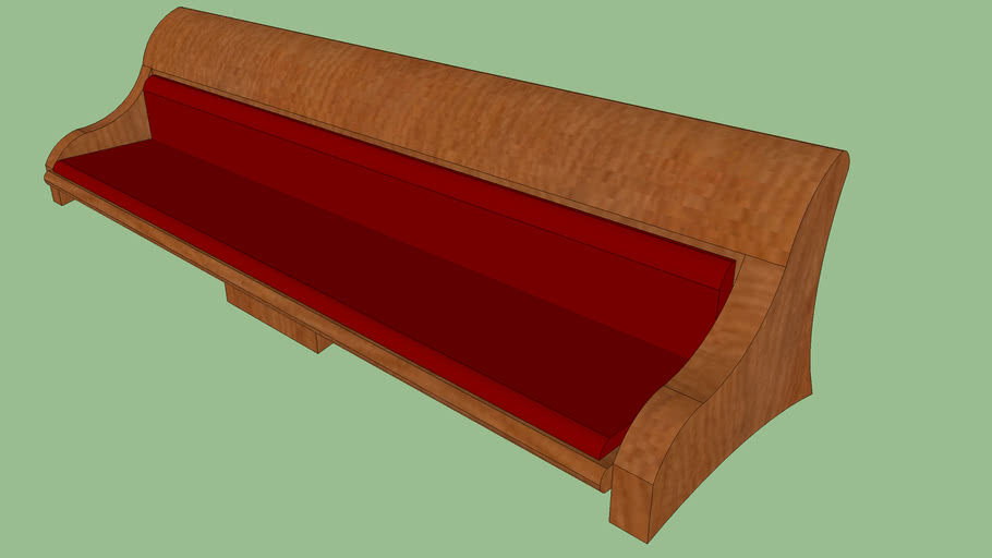 church pew | 3D Warehouse
