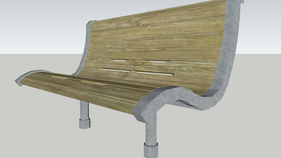 park bench | 3D Warehouse