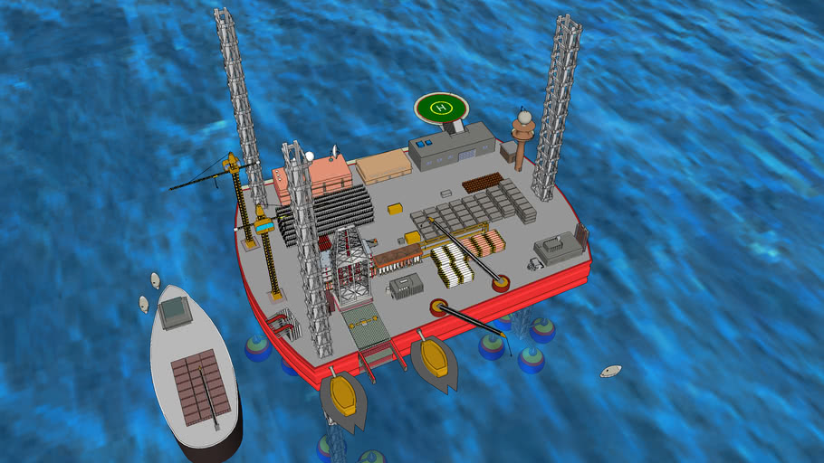 Oil Rig | 3D Warehouse