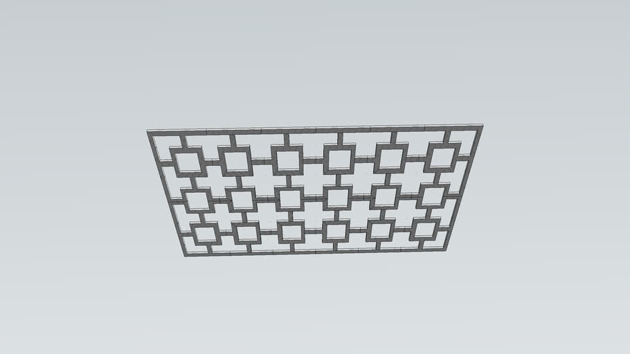 cnc grill panel | 3D Warehouse