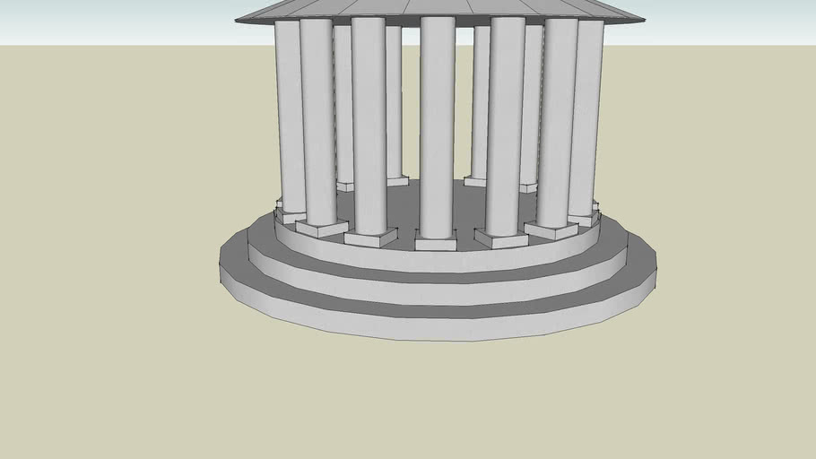 Round Greek temple | 3D Warehouse